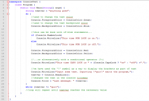 C# Programming Examples: Console Window Application - Blog ...